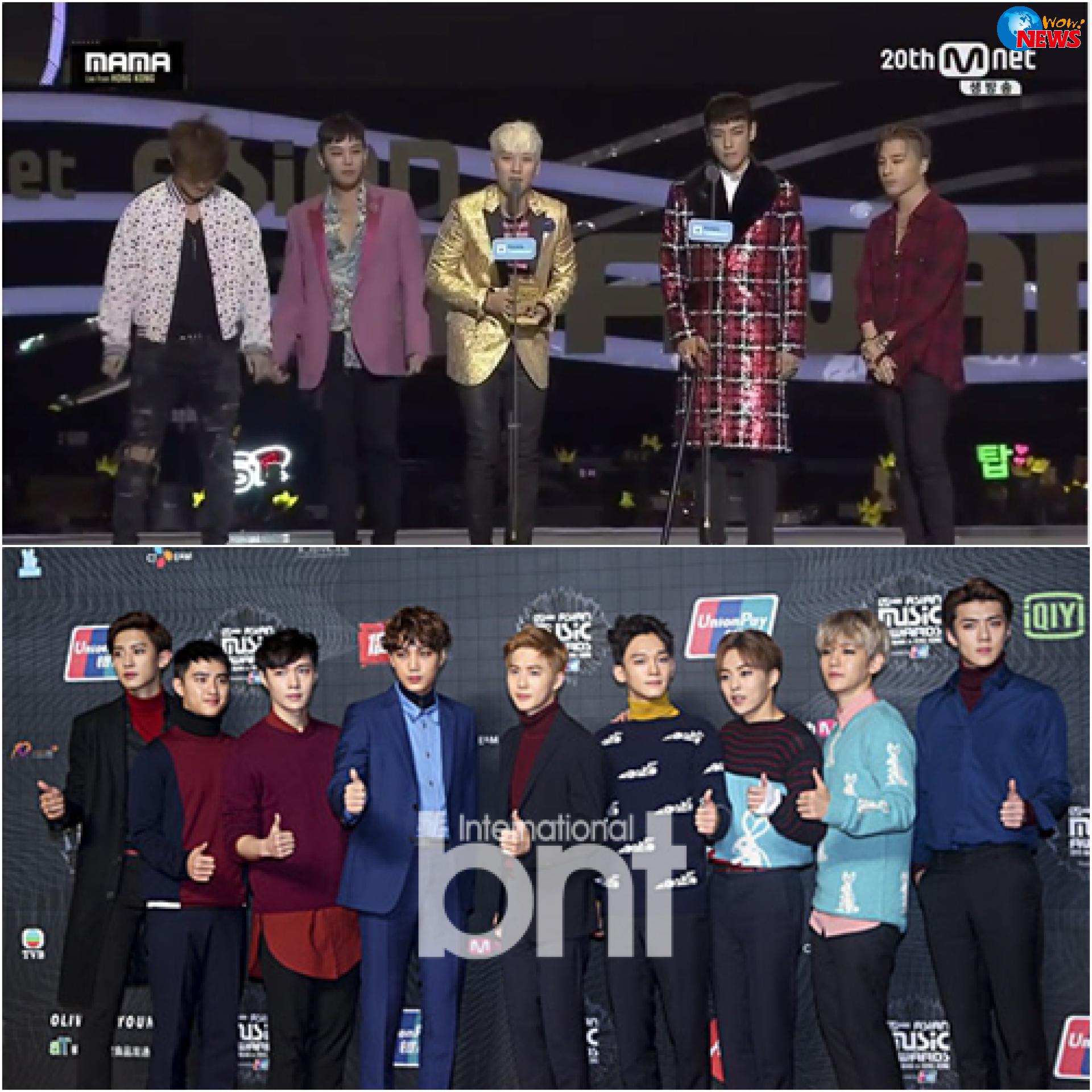 Wow!NEWS新聞網 - 2015MAMA昨日在港舉行 BIGBANG&EXO兩分天下